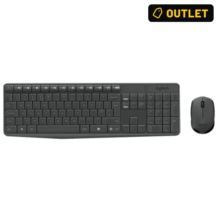 LOGITECH MK235 US Crna Bežična tastatura i miš OUTLET