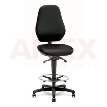 Radna stolica ROTH Comfort, sa kočećim točkićima, sa prstenom za noge, visina 690 - 930 mm