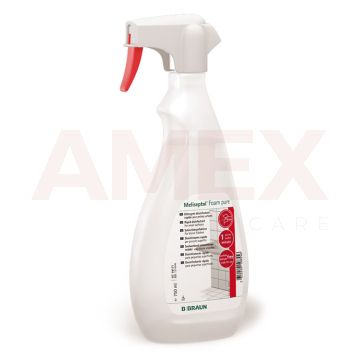 Sredstvo za dezinfekciju površina ROTH Meliseptol Foam pure, boca sa raspršivačem pene, 750 ml
