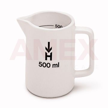 Laboratorijski porcelanski bokal Haldenwanger, 500 ml