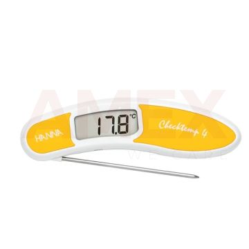 Digitalni sklopivi termometar Hanna Instruments Checktemp® 4, žuti