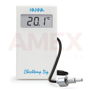 Digitalni termometar Hanna Instruments Checktemp® Dip sa sondom od nerđajućeg čelika i silikonskim kablom 3 m