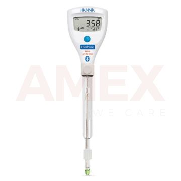 pH tester sa Bluetooth vezom za vino i širu Hanna Instruments HALO2, 0,00 - 12,00 pH