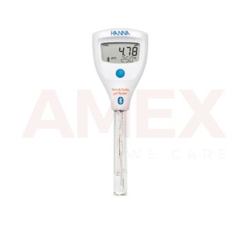 pH tester sa Bluetooth vezom za kožu i kožu glave Hanna Instruments HALO2, 0,00 - 12,00 pH