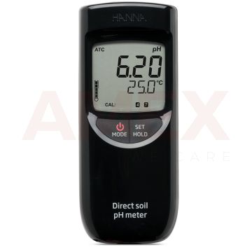 Prenosni pH-metar Hanna Instruments za merenja u zemljištu, -2,0 do 16,0 pH
