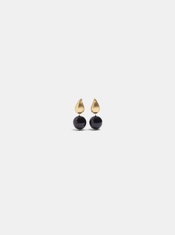 DROP EARRINGS WITH BEAD