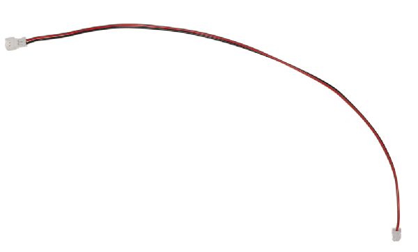 Konektor, micro JST, 1.25mm, dvopolni za kabl, muški na ženski, 15cm