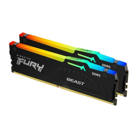 RAM DDR5 32GB (2X16GB) 5600MHZ KINGSTON FURY BEAST RGB KF556C40BBAK2-32