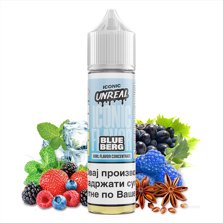 Unreal Vape Blue Berg 10ml aroma