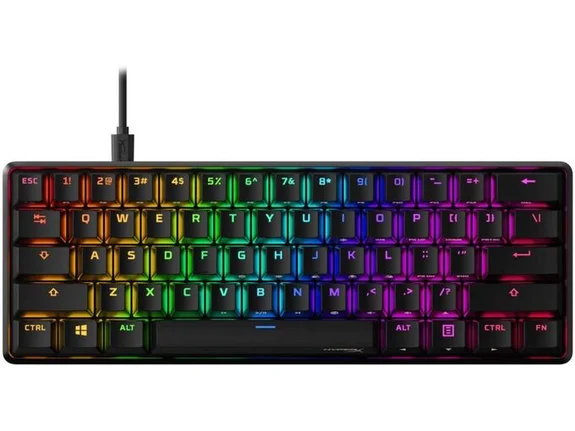 HyperX Tastatura Alloy origins 60% red linear