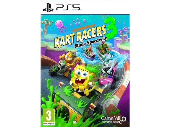 GameMill Entertainment Igrica za PS5 Nickelodeon kart racers 3 slime speedway