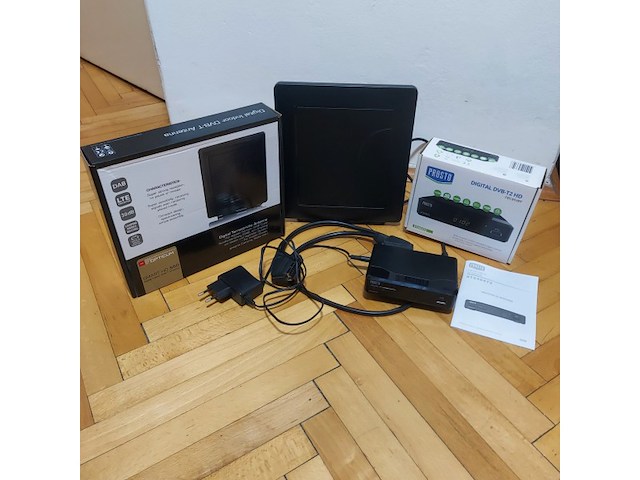 Prosto RT5454T2 digitalni DVB-T2 HD risiver+ ANTENA HD