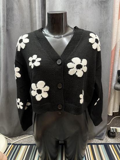H&M divided kardigan sa cvetovima M
