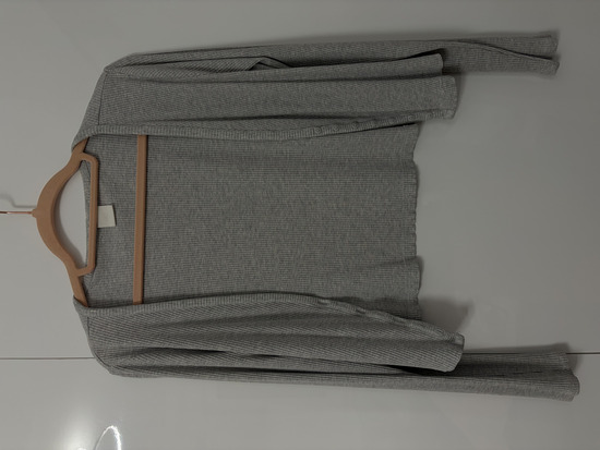H&M sivi kardigan