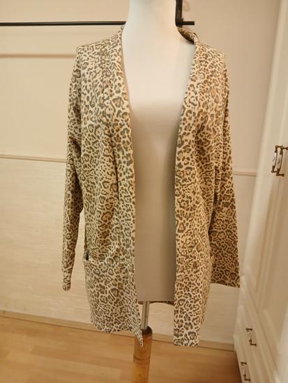 Nov kardigan animal print m/xxl
