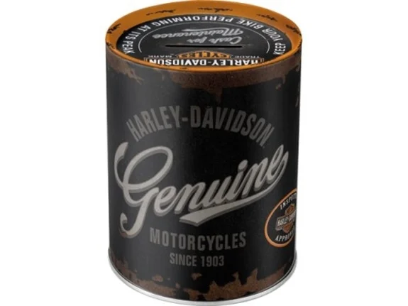 Nostalgic-Art Ukrasna kasica za novac Harley Davidson Genuine Logo