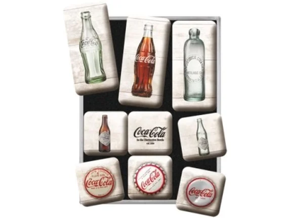 Nostalgic-Art Set magneta Coca-Cola Bottle