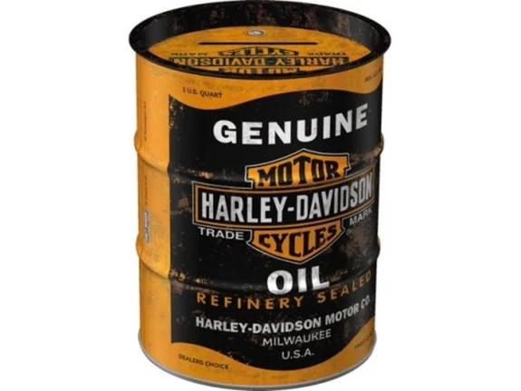 Nostalgic-Art Ukrasna kasica za novac Harley-Davidson Genuine Oil