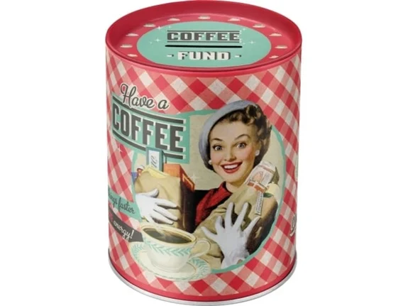 Nostalgic-Art Dekorativna kutija za novac Coffee