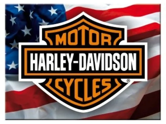 Nostalgic-Art Dekorativni magnet Harley Davidson USA Logo