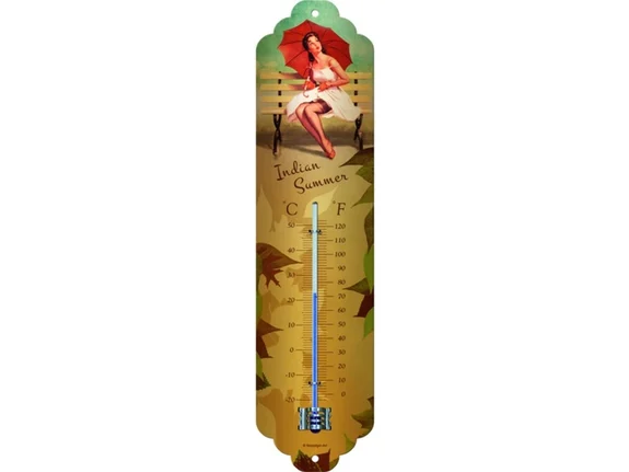 Nostalgic-Art Metalni termometar Pin Up Indian