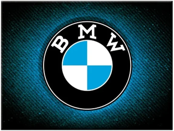 Nostalgic-Art Dekorativni magnet BMW Logo Blue Shine