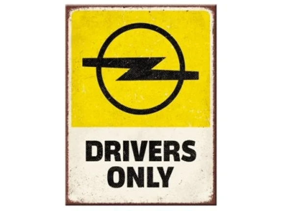 Nostalgic-Art Dekorativni magnet Opel Drivers Only