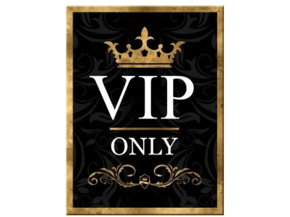 Nostalgic-Art Dekorativni magnet VIP Only