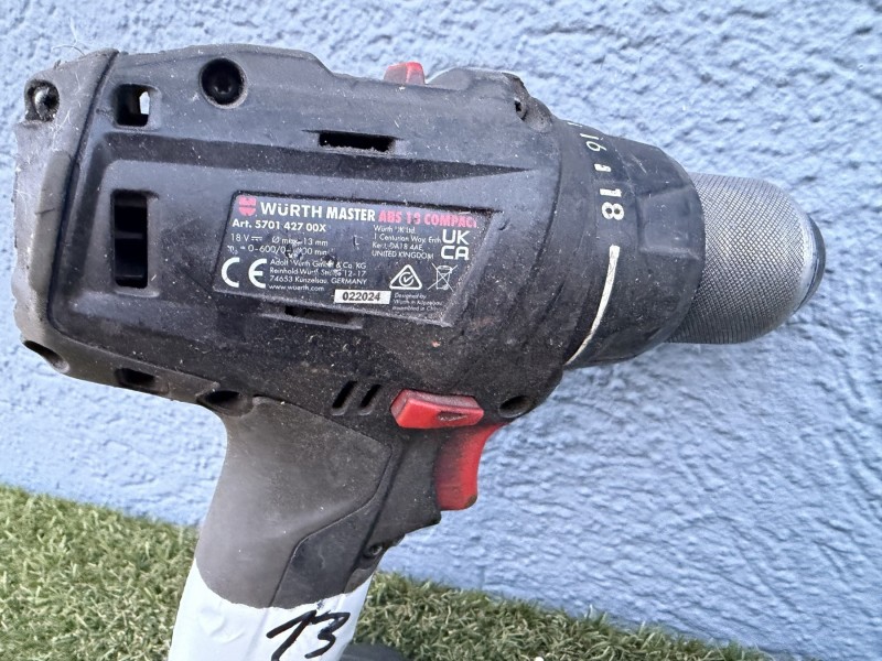 WÜRTH MASTER ABS 18 COMPACT – PROFESIONALNA AKU BUŠILIC
