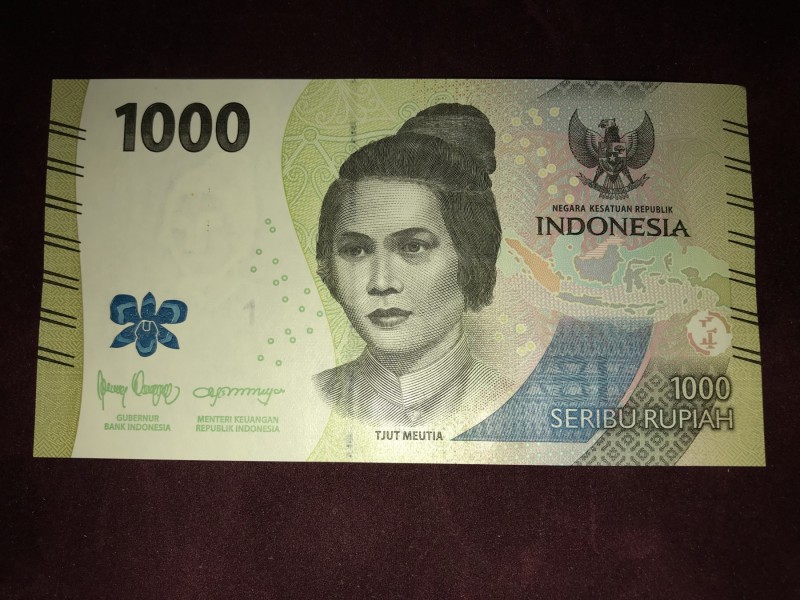 INDONEZIJA 1000 RUPIJA.UNC.