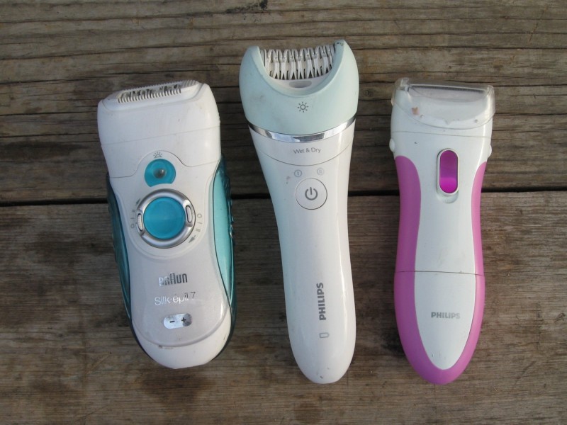 PHILIPS i BRAUN depilatori-3 komada-citaj opis