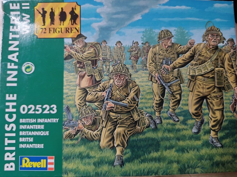 Revell British infantry 1-72