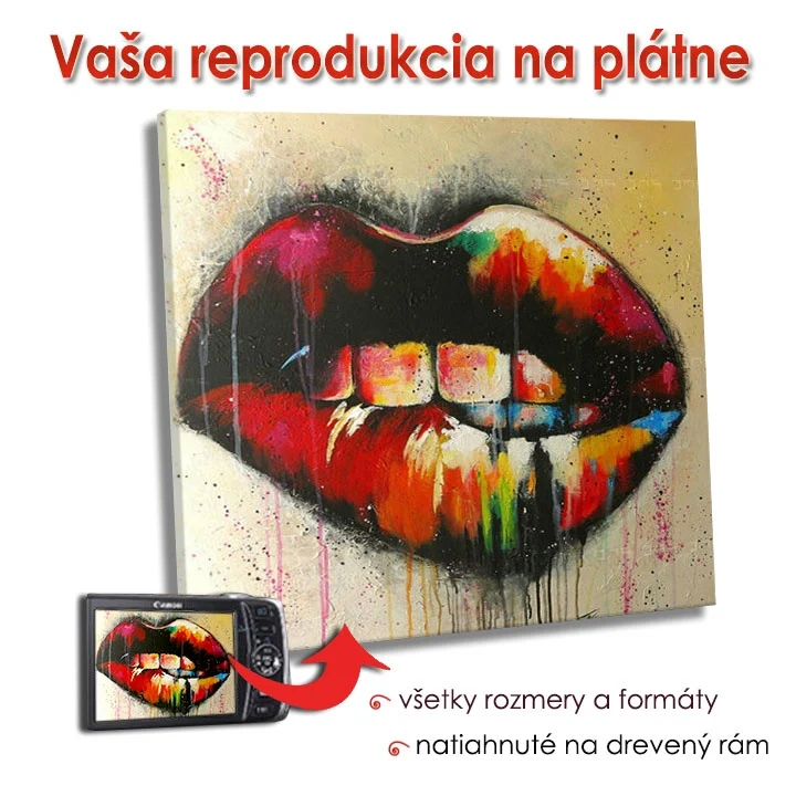 Reprodukcija na platnu - KVADRAT – 30x30 cm