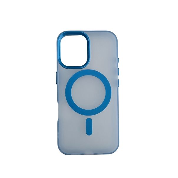 Maska silikonska Magsafe FLURO COLOR za Iphone 16, plava