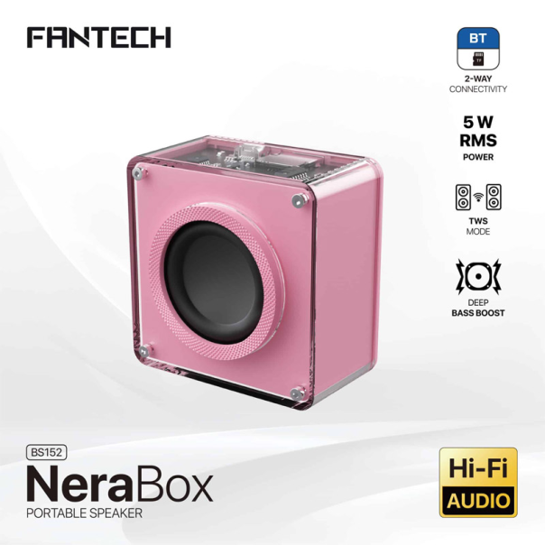 Zvučnik Fantech BS152 NeraBox roze