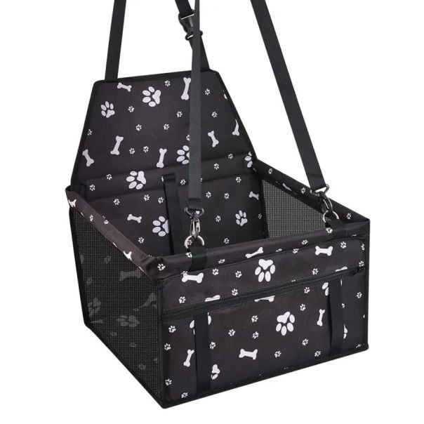 Torba za pse u vožnji, crna, 45x30x25 cm