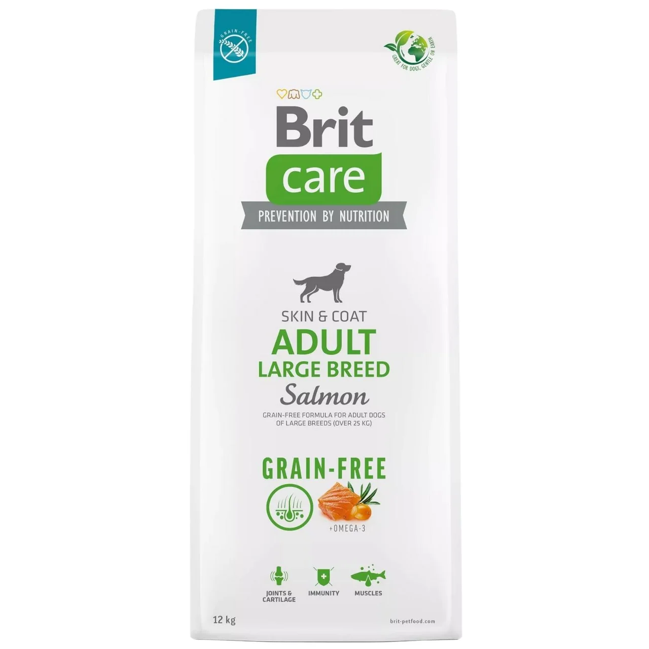 BRIT CARE GF Adult Large Breed, s lososom, bez žitarica