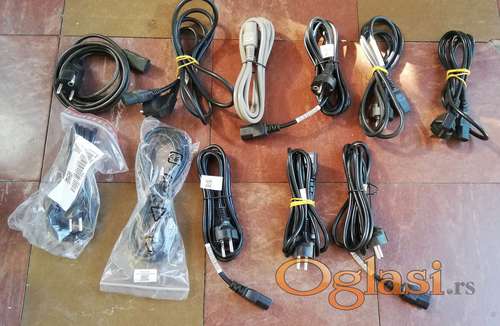 VGA kablovi, naponski kablovi, UTP LAN kablovi,USB,HDMI