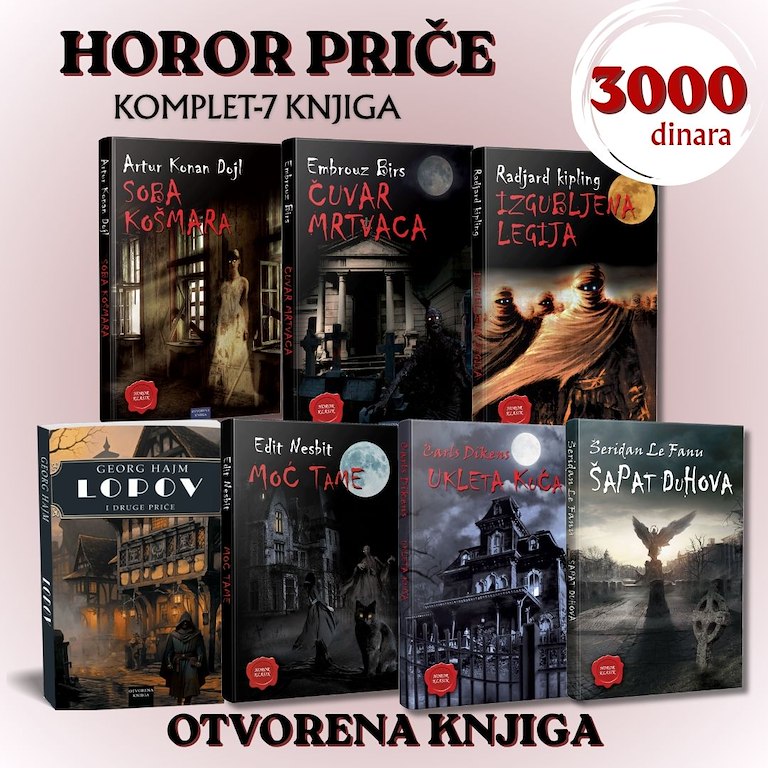 HOROR PRIČE – KOMPLET 7 KNJIGA