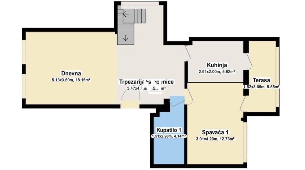 Blagoja Parovića, Petosoban stan na prodaju, 103m2, 279.000€