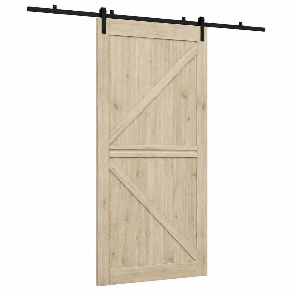 Vrata klizna pvc 100x215cm,šina 2m,beli jasen bautrend