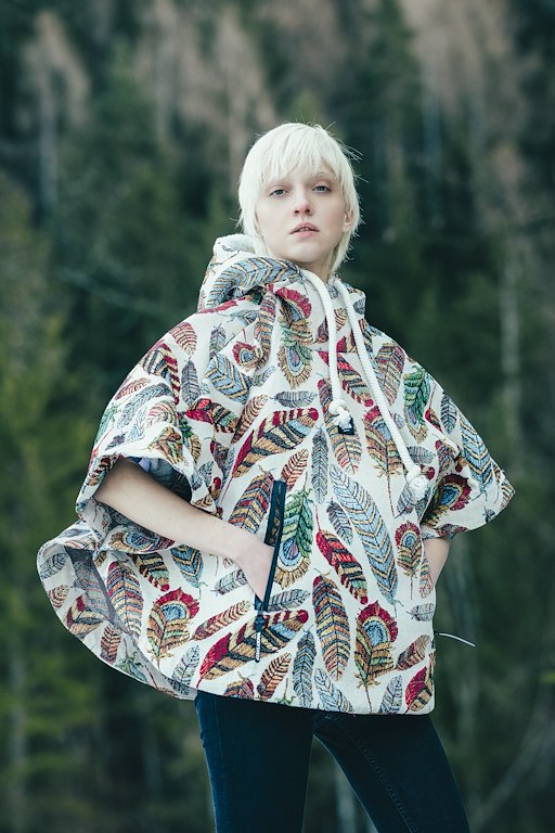 W's Plume Poncho