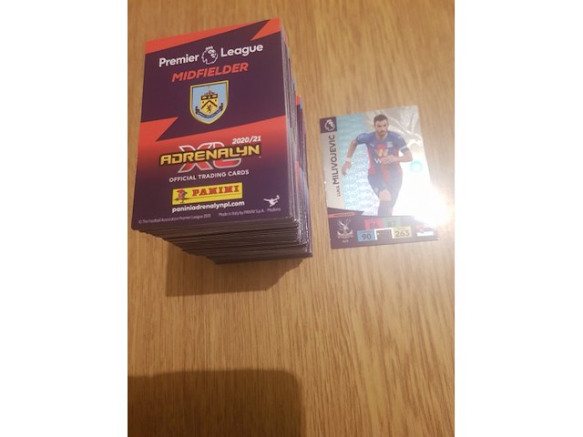 Kartice Premier League 2020 2021 (Adrenalyn XL,Panini)