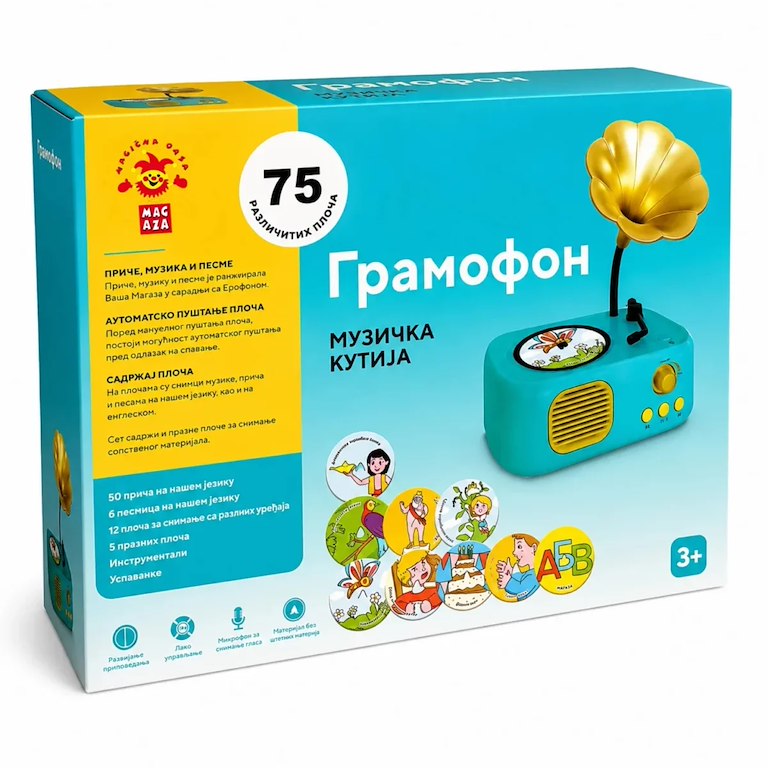 Edukativna igra gramofon Magaza