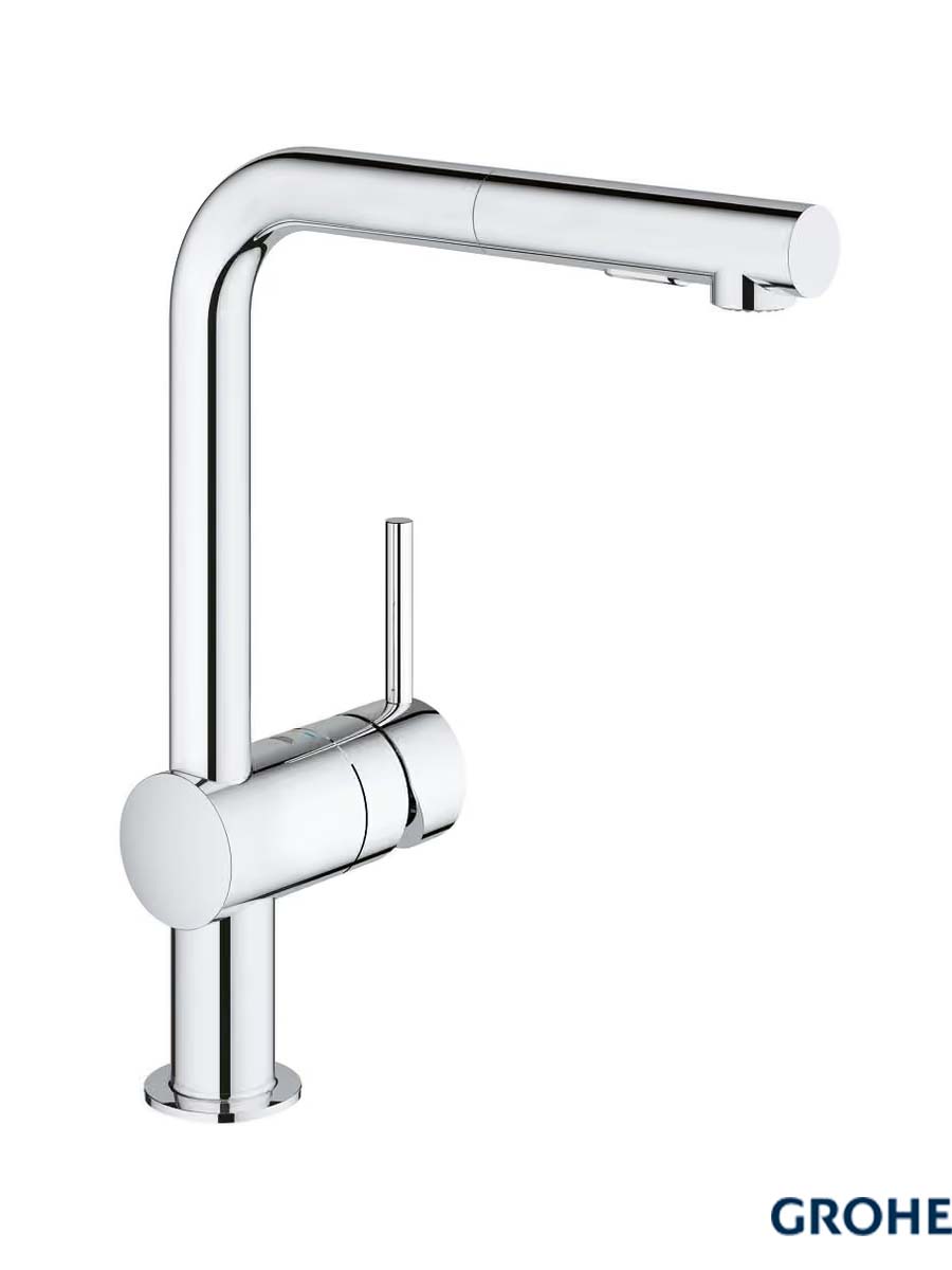 Baterija za sudoperu Grohe Minta 30274000 sa izvlačećim tušem