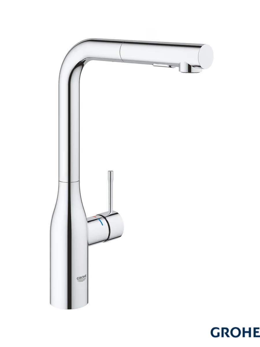 Baterija za sudoperu Grohe Essence L 30504000 sa izvlačećim tušem 2F