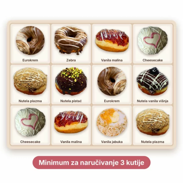 DONUT MIX 12 KOM