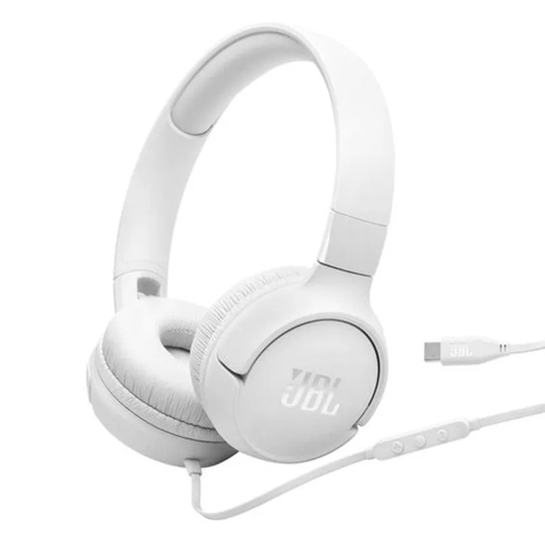 JBL TUNE 520c žične USB C SLUŠALICE BELE