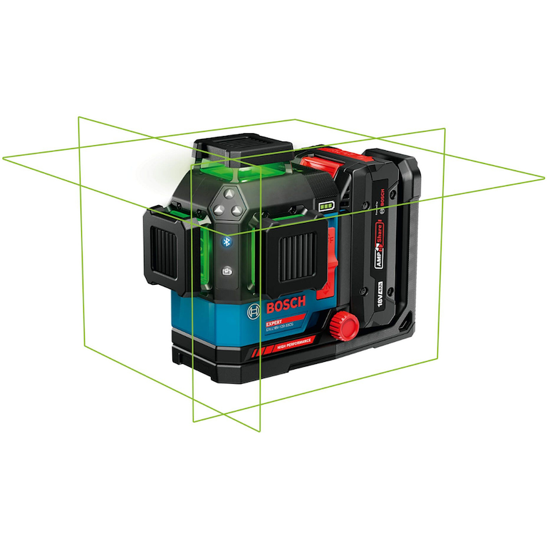 Bosch – EXPERT EXLL 18V-120-33CG linijski laser 120m domet; 1xEXBA 4,0Ah 18V + L-BOXX – 0601065B00