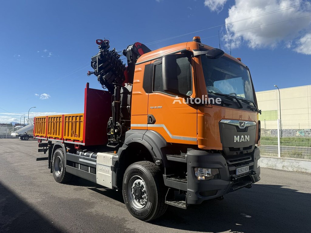 Novi MAN TGS 18.360 kamion s ravnom platformom